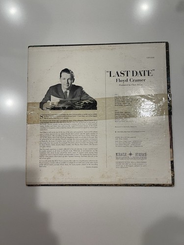 FLOYD CRAMER LAST DATE RCA VICTOR RECORDS VINYL LP | eBay