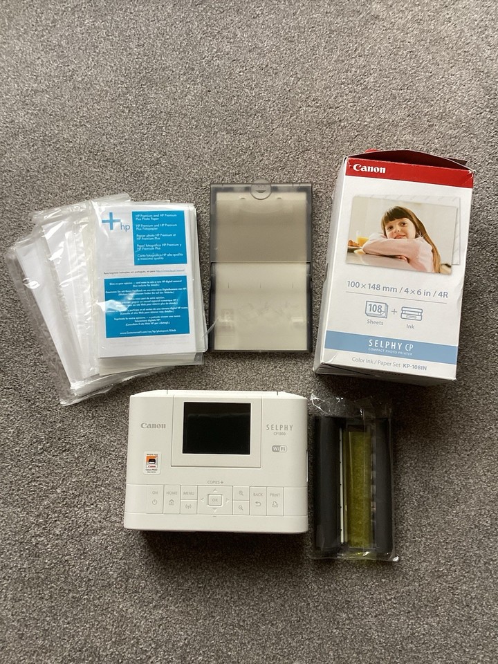 Canon Selphy CP1300 Compact Digital Colour Photo Printer No Power Or ...