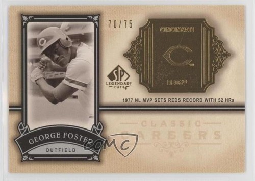 2005 SP Legendary Cuts Classic Careers Gold /75 George Foster #CC-GF | eBay