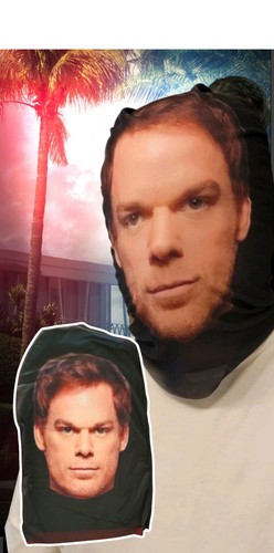 🔪🩸 DEXTER MORGAN Dark Passenger Mesh FACE MASK Halloween COSTUME ...