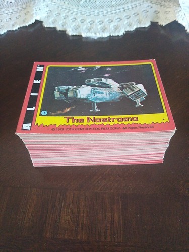 ALIEN Trading Cards Complete Set of 84 Base Cards Topps 1979 EXMT+ w ...