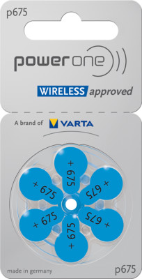 180 x Varta Power One Hearing Aid Batteries 1.4V 650mAh P675 30x6 Pack ...