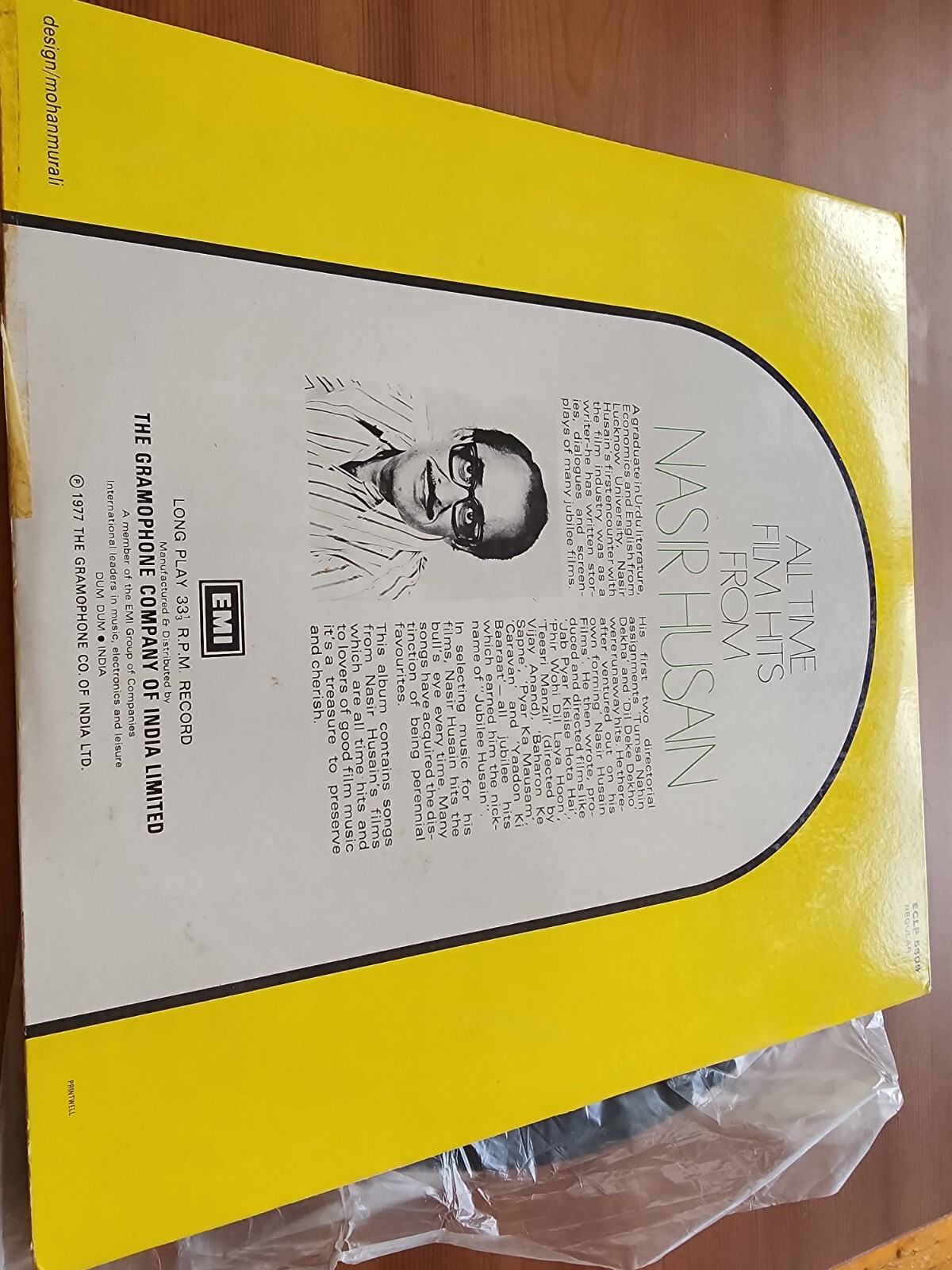 NASIR HUSAIN ALL TIME FILM HITS RARE LP RECORD bollywood vinyl Indian ...