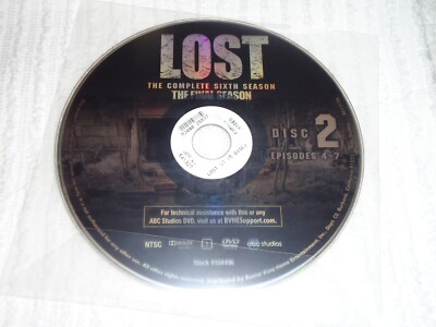 LOST Season 6 DISC 2 DVD REPLACEMENT only from The Final Season 6th ...