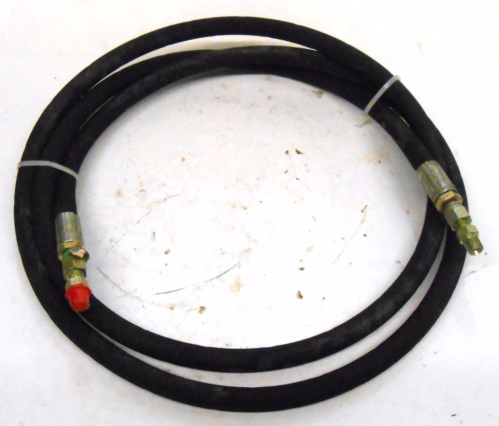 NRP A102 1/4" HYDRAULIC HOSE, SAE100R2AT-4, FLAME RESISTANT, 96" LENGTH ...