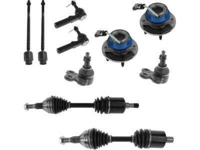 Front Axle Wheel Hub Ball Joint Tie Rod Kit fits Intrigue 1998-2002 ...