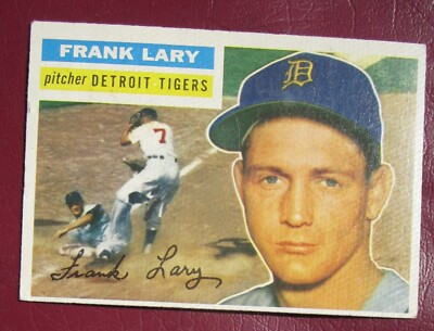 1956 Topps Frank Lary (Detroit Tigers) #191 EX | eBay