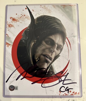 Michael J. Shaw Signed 8x10 Corvus Glaive photo TS Quint Beckett ...