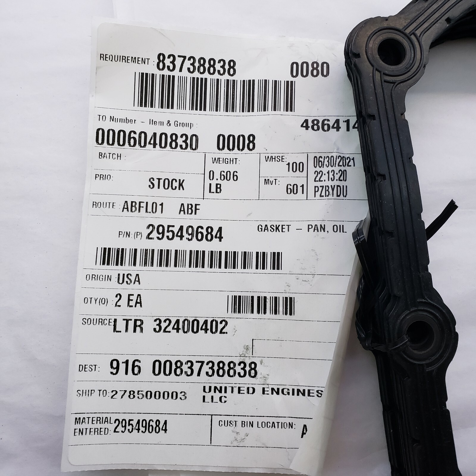 Allison 1000/2000/DURAMAX SERIES Oil Pan Gasket 29549684 | eBay