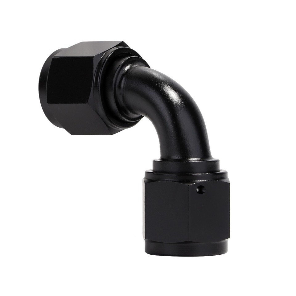 Female to Female 6AN 90 Degree Swivel Coupler Union Fitting Adapter ...