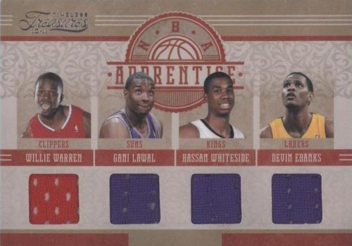 2010-11 Timeless Treasures - Nba Apprentice Materials Quad Hassan ...