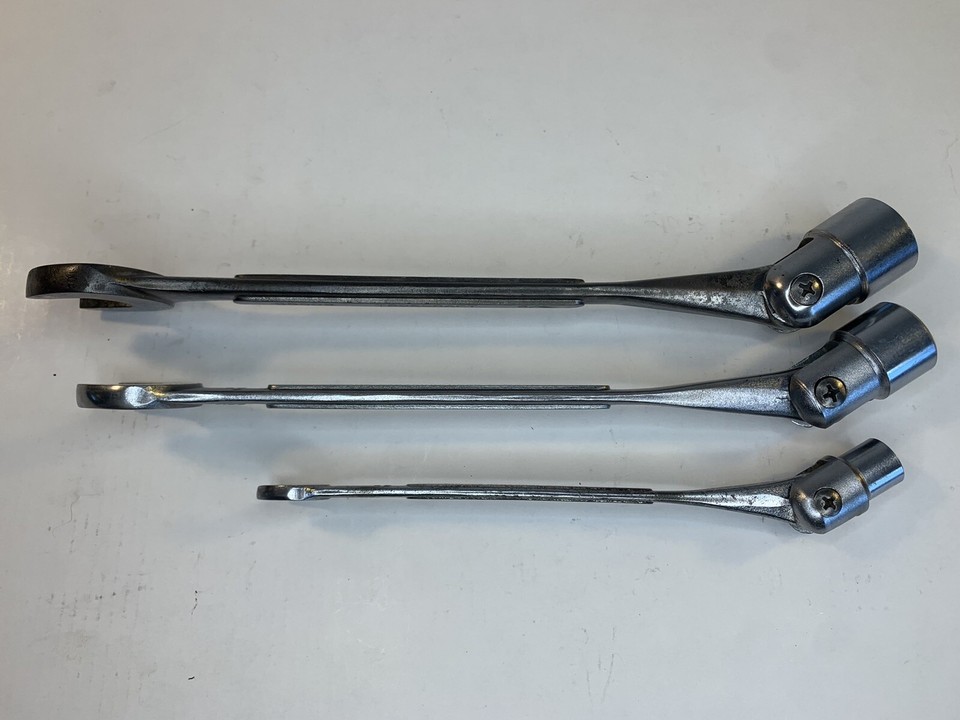 Vintage Truecraft Flex Socket 12pt Flexible Head Open End SAE Wrench ...