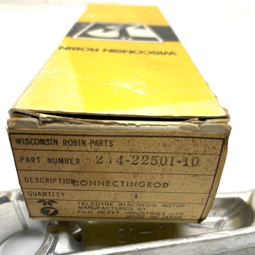 Teledyne Wisconsin Robin Connecting Rod 214-22501-10 | eBay