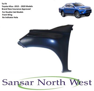 For Toyota Hilux - Passenger Side Front Wing Panel N/S LEFT 2015 to ...