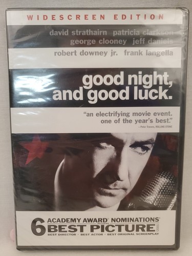 GOOD NIGHT, AND GOOD LUCK. (DVD) ROBERT DOWNEY JR. - NEW SEALED | eBay