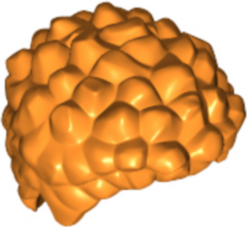 LEGO 36060 ORANGE Minifigure, Hair Coiled and Short | eBay