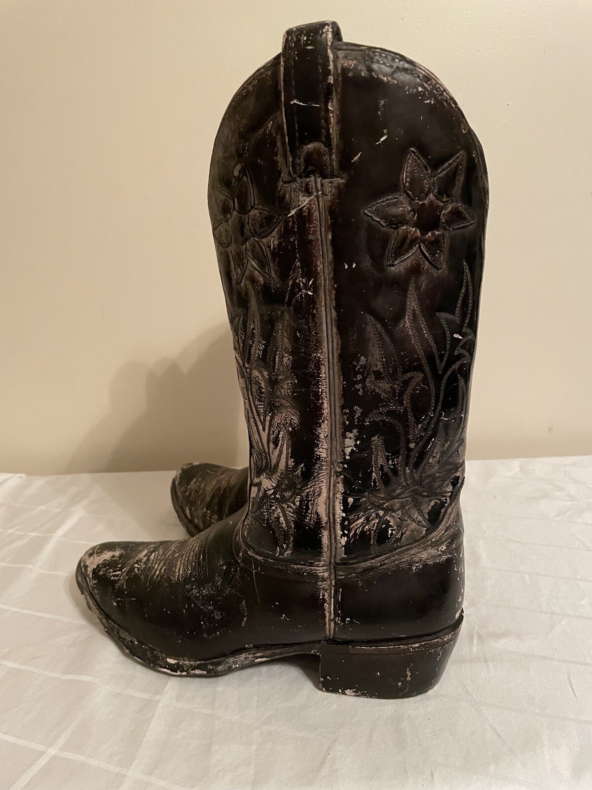 1982 Austin Sculptures Productions Ceramic Cowboy Boots Sculpture ...