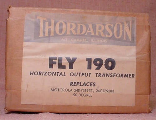 Thordarson FLY190 NOS HO Flyback Transformer - Motorola 90 Degree | eBay