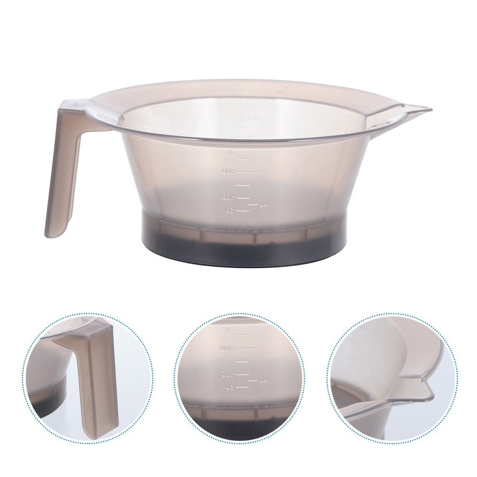 3 Pcs Hair Dye Bowls Plastic Mixing Tint Bowls with Scale for Salon and ...
