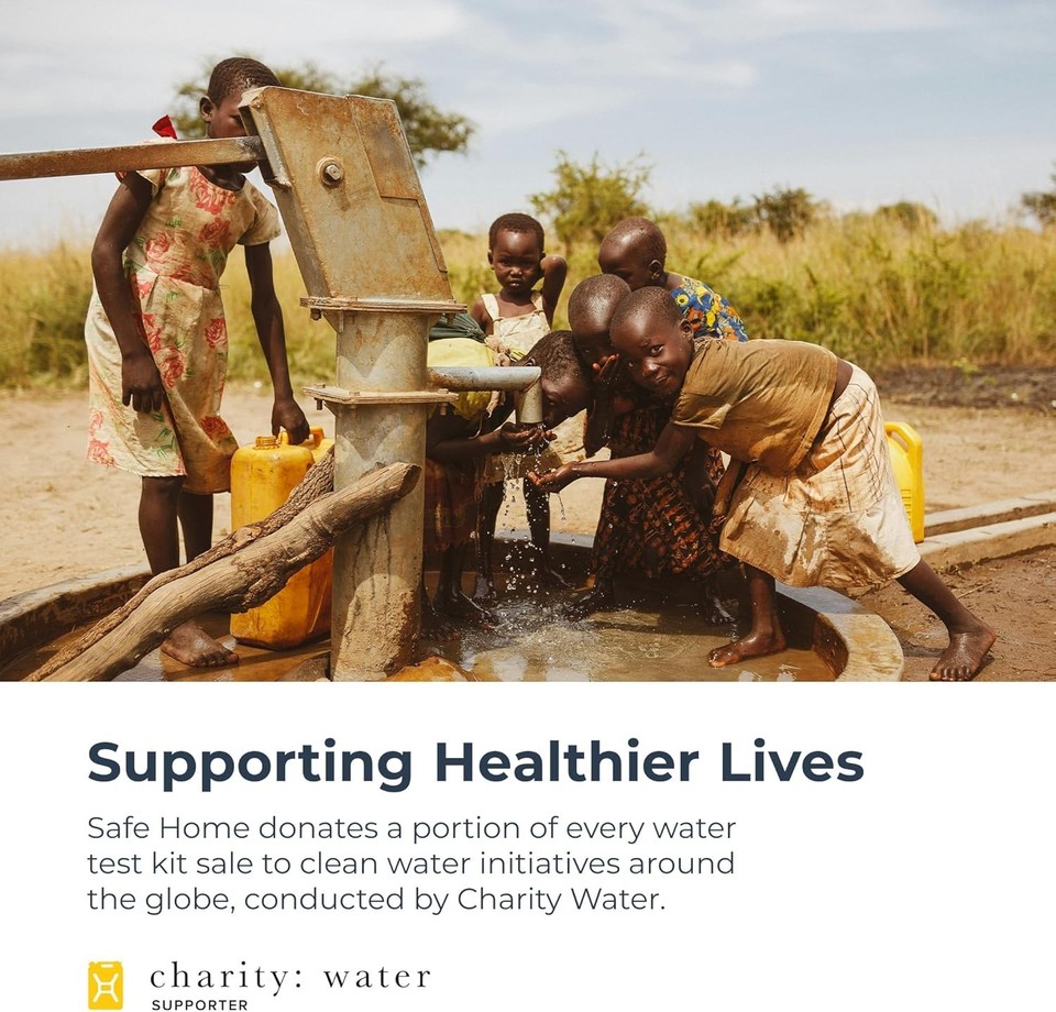 Quick Results Water Bacteria Test Kit - Detect 50 Coliform Species, 4 ...