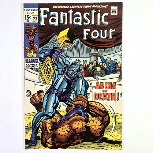 FANTASTIC FOUR #93 - THE THING VS TORGO! SILVER AGE 1969 MARVEL COMICS ...