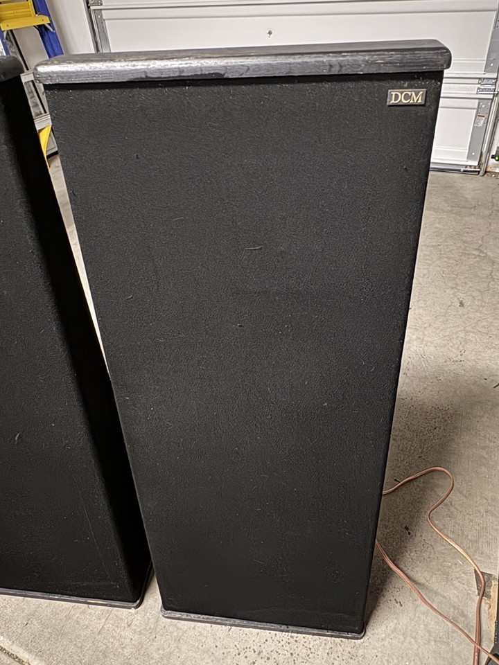 DCM Timeframe TF600 TF-600 Vintage Loud Speakers Unique Floor Standers ...