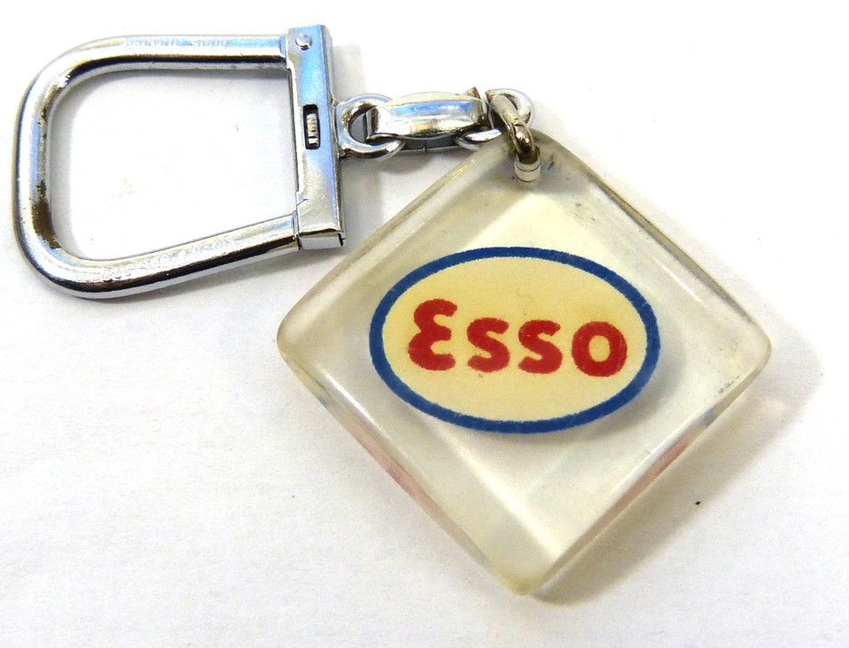 Porte-clés, Key Ring Bourbon - ESSO - Logo - | eBay