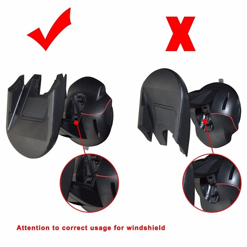 Rotating Car Windshield Mouse Stand Mount Holder Bracket for iPhone ...