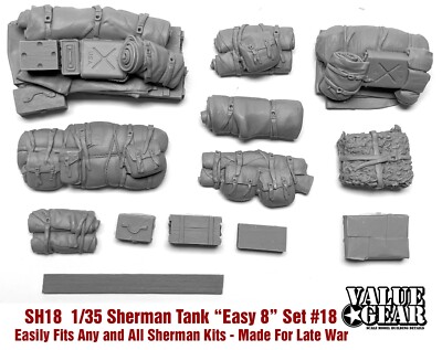 1/35 Scale Sherman Engine Deck Stowage Set #18 Easy 8 - Value Gear ...