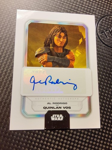 2023 TOPPS Star Wars Flagship QUINLAN VOS Al Rodrigo SP AUTOGRAPH # AU ...