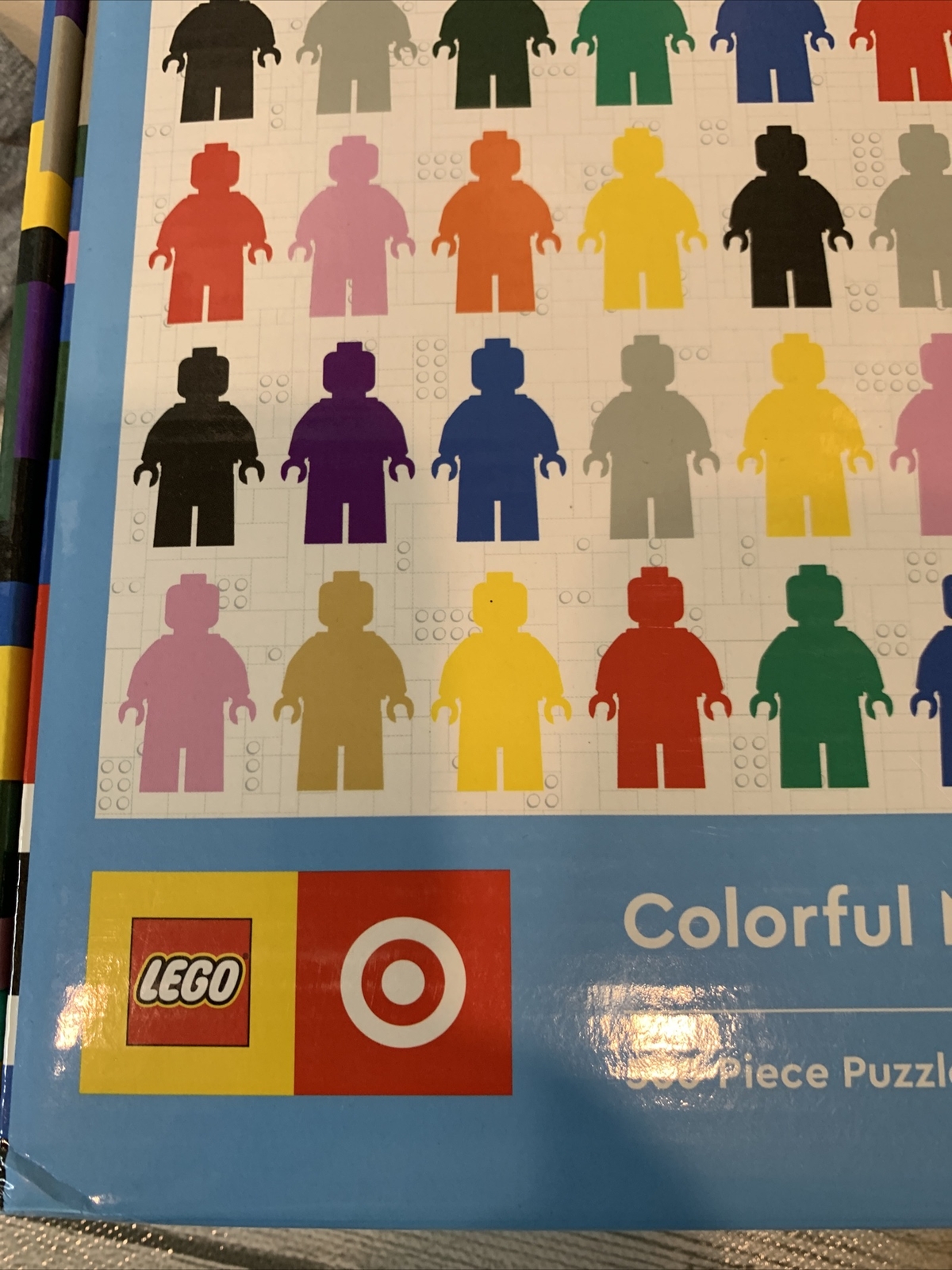 Lego Target Exclusive Colorful Mini Figures 500 Piece Puzzle 25 X 20 ...