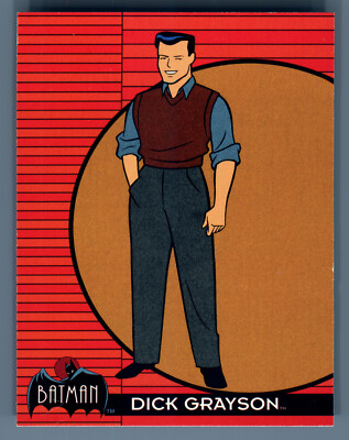 DC Comics Dick Grayson #5 of 100 1993 Topps Batman The Animated Series ...