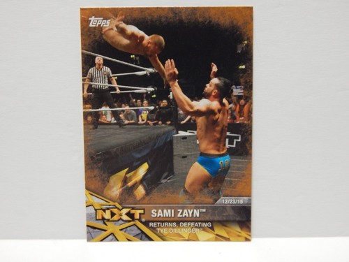 WWE NXT Sami Zayn Card 18 | eBay