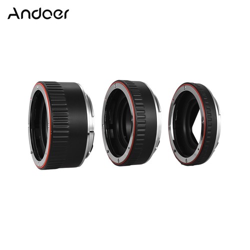 Andoer 3-Piece 13mm+21mm+31mm Auto Focus Extension Tube Rings for Canon ...