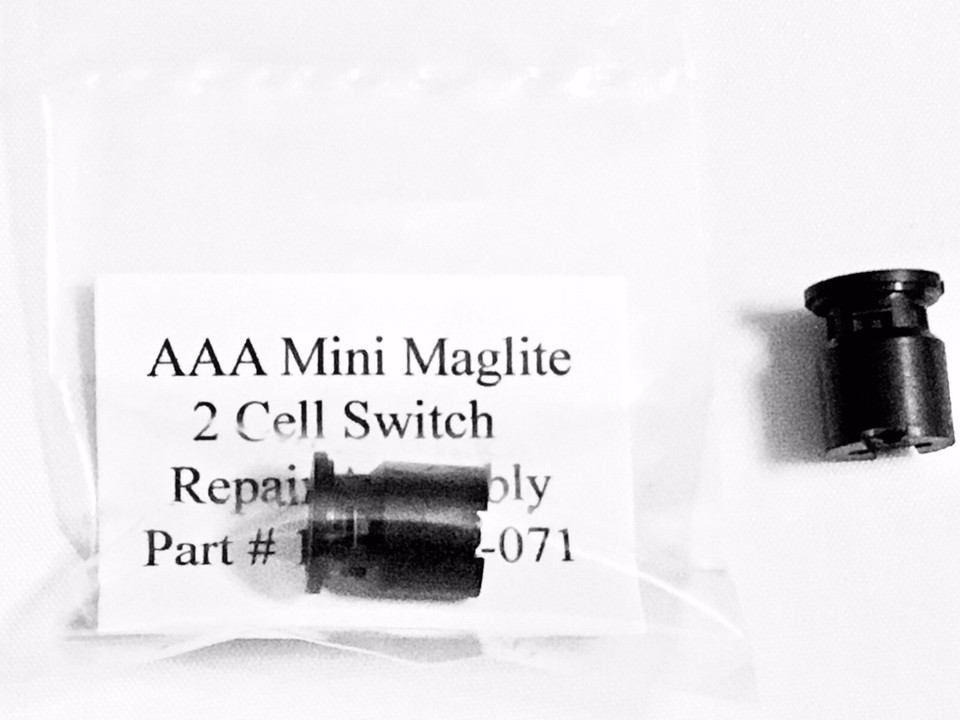 AAA 2 Cell Mini Maglite Repair Switch Assembly # 108-000-071 with New ...