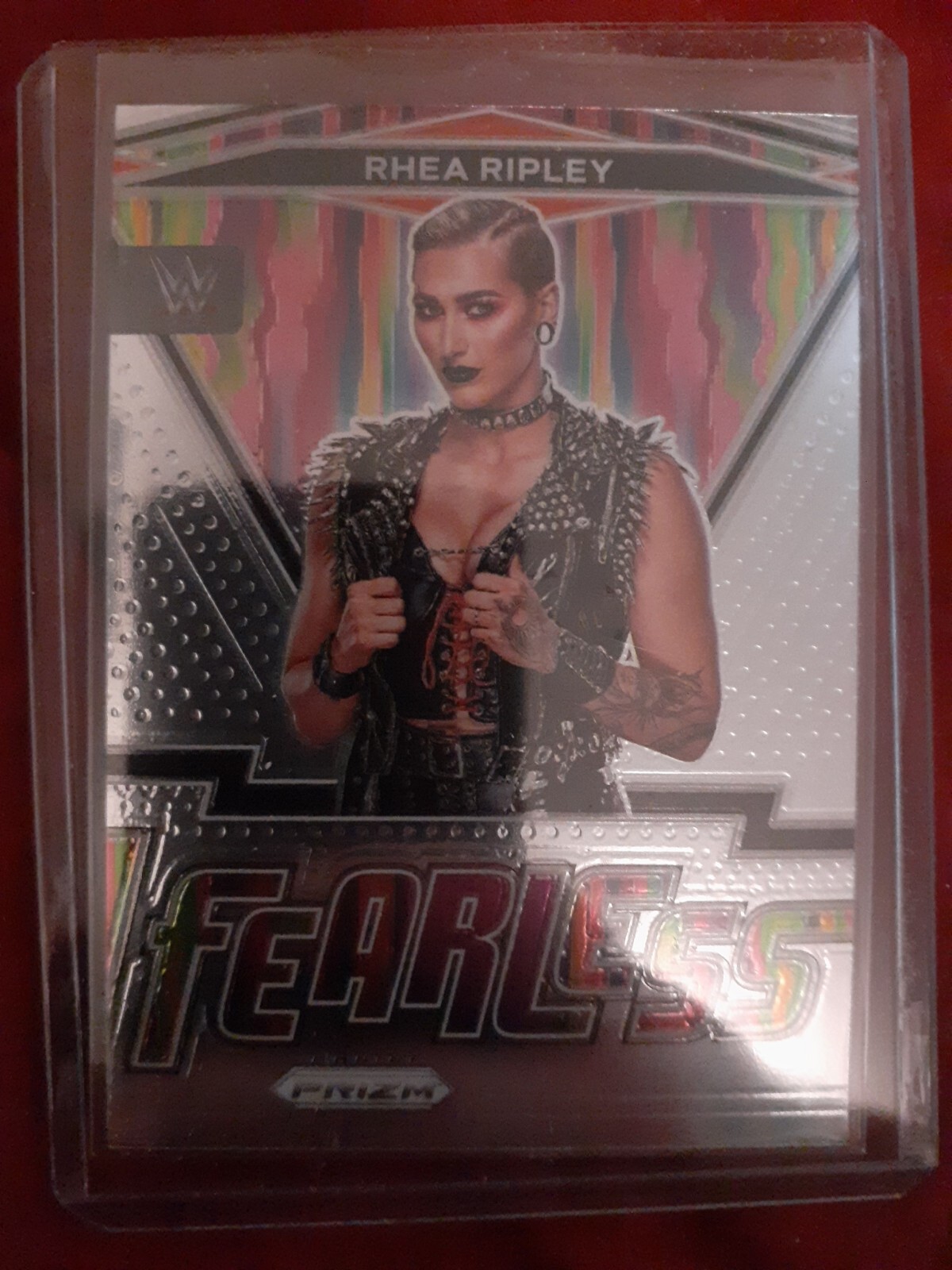 2022 Panini Prizm WWE - Fearless Silver Prizm #6 Rhea Ripley for sale ...