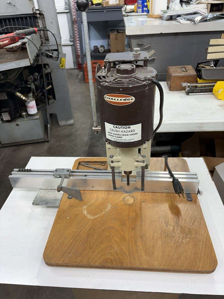 Challenge JO Single-Head Table-top Manual Paper Drill, Great Condition ...