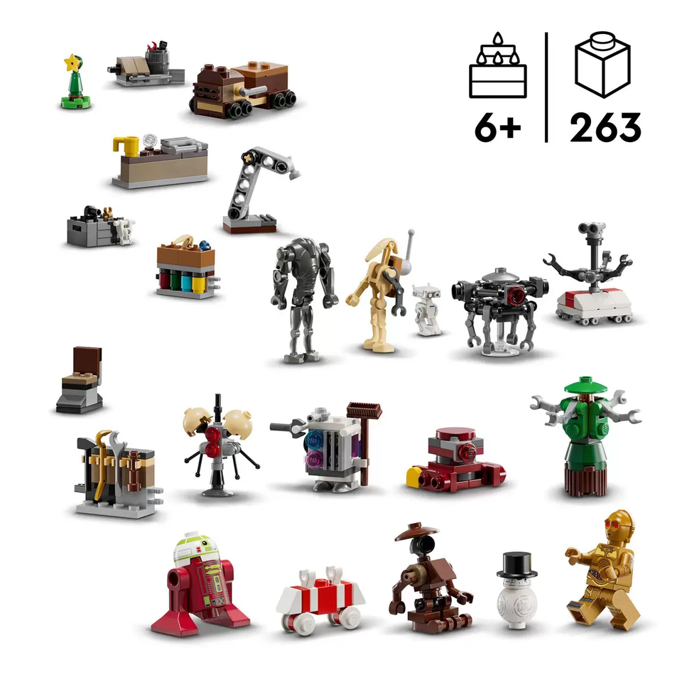 LEGO Star Wars Advent Calendar 2025 for 6+ Year Old Boys - Christmas ...