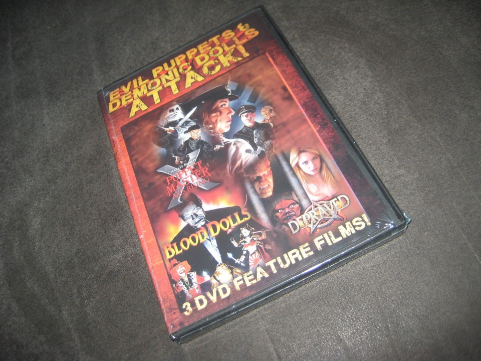 EVIL PUPPETS & DEMONIC DOLLS ATTACK! (DVD 2013) BRAND NEW - 3 DVD ...