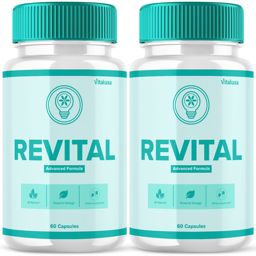 (2 Pack) Revital Capsules Formula for Health & Wellness Pills (120 ...