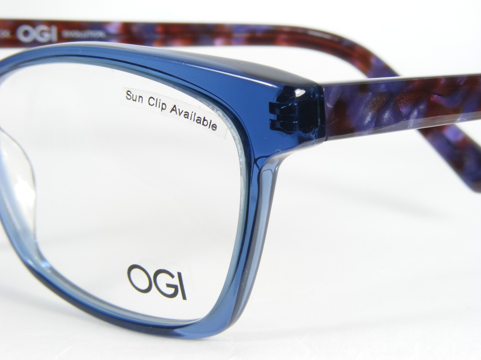OGI EVOLUTION 3129 1696 TRANSPARENT BLUE EYEGLASSES GLASSES 54-17-140mm ...