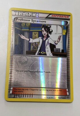 Professor Sycamore - XY - 122/146 - Rev Holo - NM - Trainer - Supporter ...