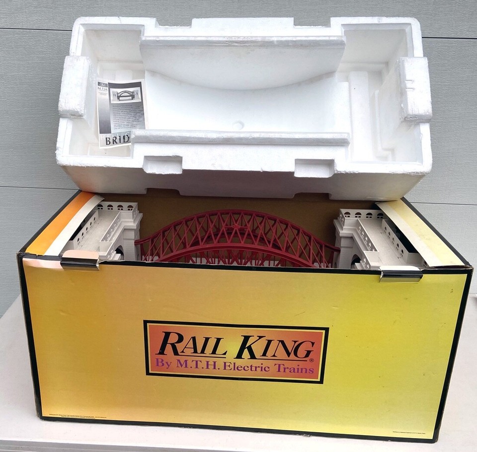 MTH - RAIL KING HELL GATE BRIDGE O-GAUGE -- NEW IN BOX WITH BOOKLETS | eBay