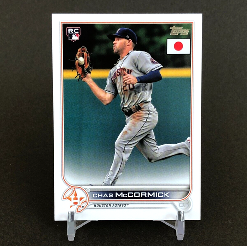 Chas McCormick Topps card Japan Edition 2022 RC #185 Major League ...