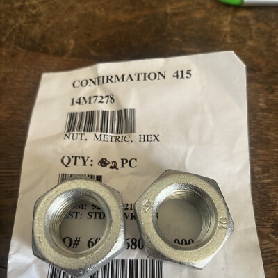2 NOS John Deere OEM Metric NUTS 14M7278 | eBay