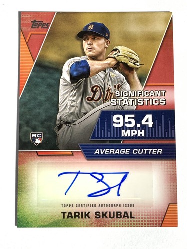 Tarik Skubal 2021 Topps Series 2 Significant Stats Autograph Rookie ...