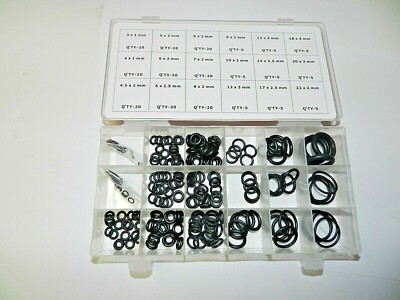 225 Pcs Metric o-Ring kit- with size chart | eBay