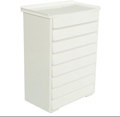Desktop Drawer Organizer, 8 Drawers Plastic Desk Storage Unit, Small ...