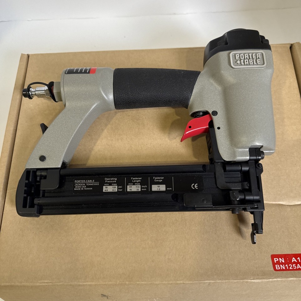 Porter Cable Pneumatic PN BN125A Brad Nailer & 18 GA 1 1/4 Brads | eBay