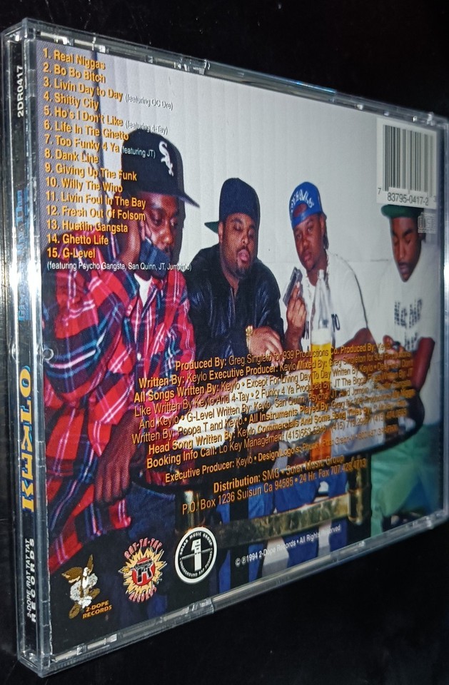 Keylo"Giving Up The Funk"Rare Frisco Rap,Psycho Gangsta,JT,GFunk,94 ...